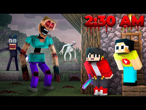 We Survived Most TERRIFYING CREATURE In Minecraft Horror World ( HINDI )