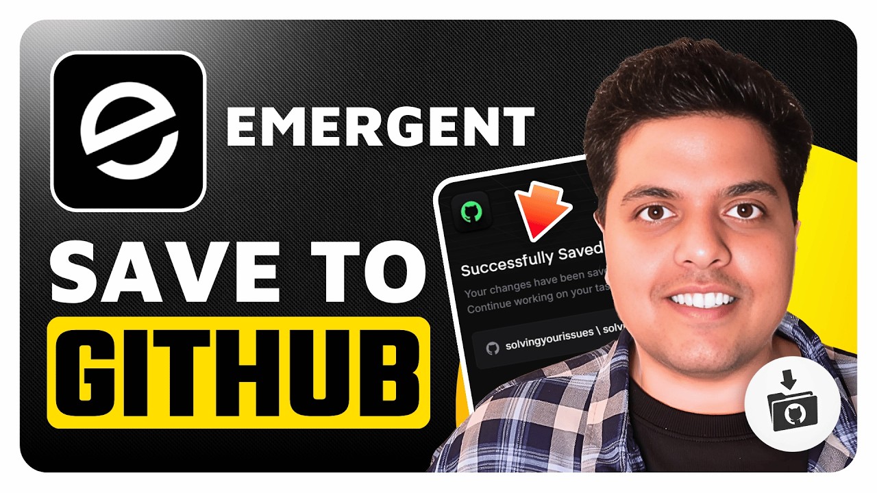How To Save Project To GitHub on Emergent AI
