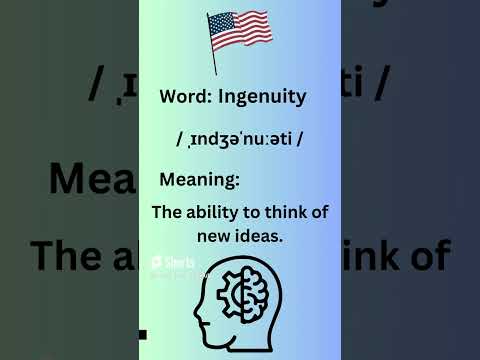 How to Pronounce Ingenuity in American Accent #learnenglish #learning