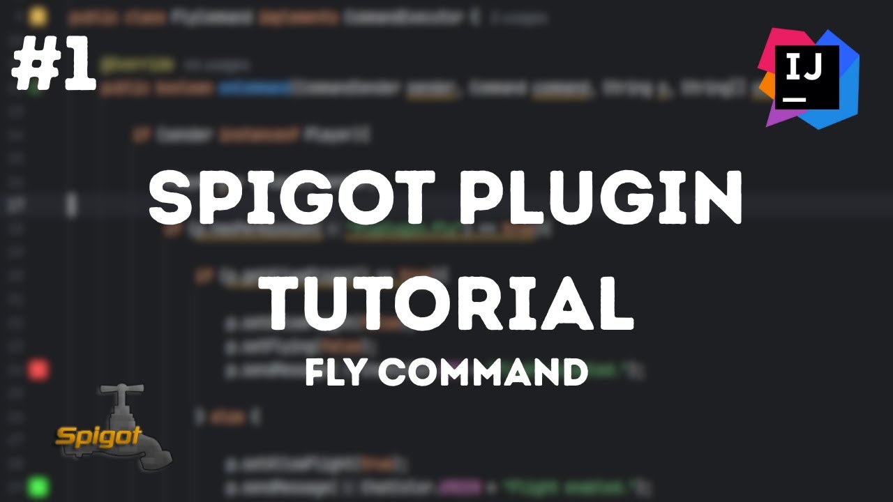 Coding a Minecraft Plugin [FLY]! EP1