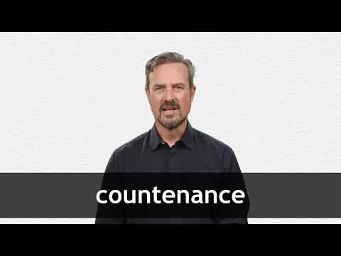 How to pronounce COUNTENANCE in American English