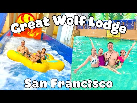 GREAT WOLF LODGE NEAR SAN FRANCISCO! INDOOR WATER PARK + EPIC SLIDES