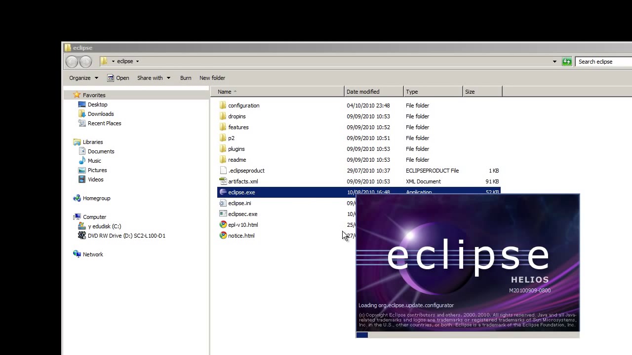 Primer programa, con Eclipse en Español  Tutorial 1 Programa