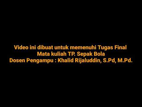 Program Latihan Dan Teknik Dasar Permainan Sepak Bola Universitas Muhammadiyah Bone Prodi Pko