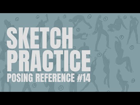 Sketch Practice - Posing references #14