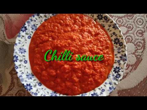 3 ingredients se banaye red chilli sauce in hindi