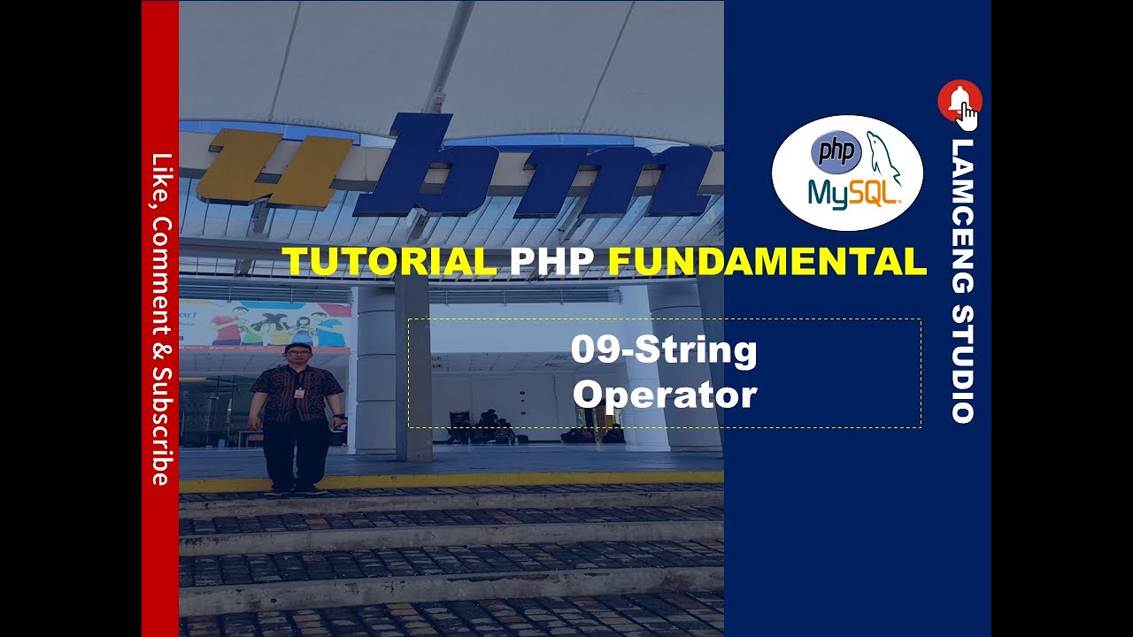 09- TUTORIAL PHP DASAR (STRING OPERATOR)