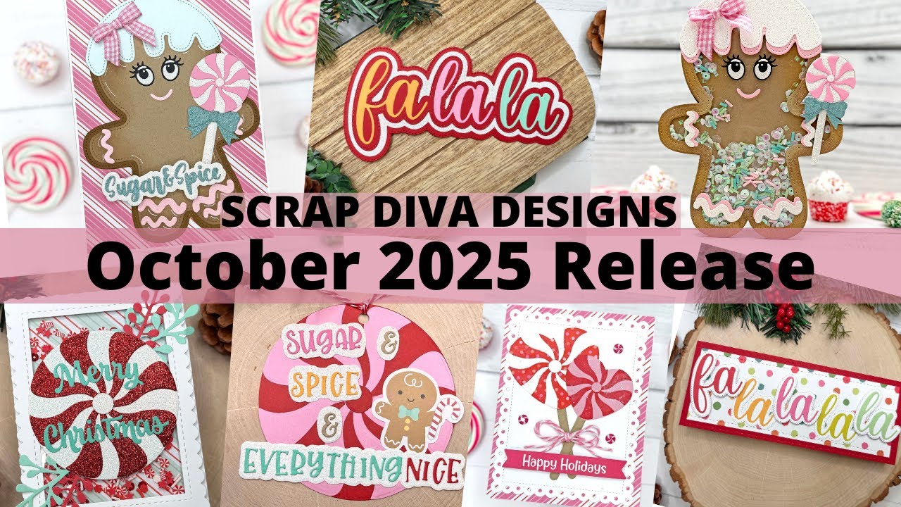 Christmas Cards | Scrap Diva Designs October 2025 Release