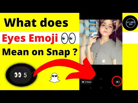 What is the Story Rewatch Indicator on snapchat Plus || What does eyes ???? emoji mean on snapchat 2024
