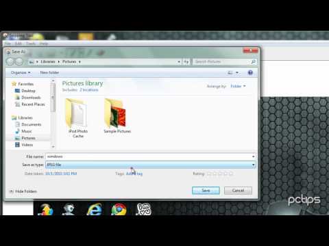 Windows 7 How to take screenshots