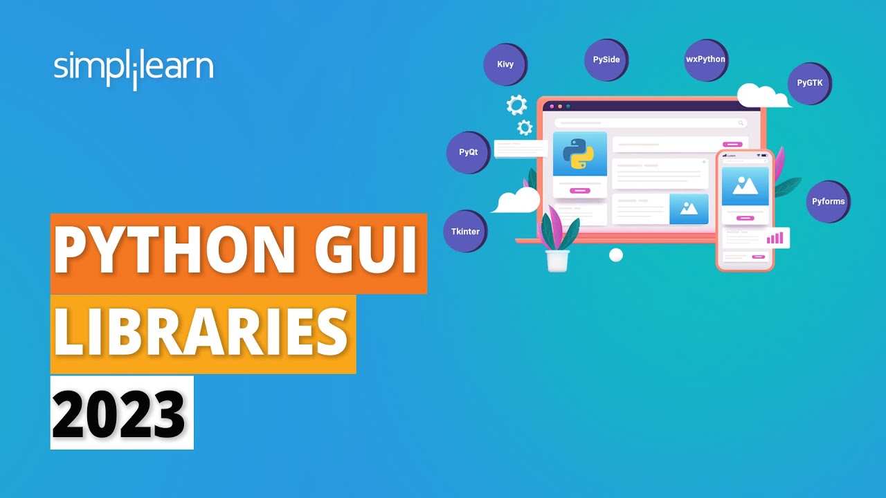 Python GUI Libraries 2026 | 7 Best GUI Framework for Python | Python For Beginners | Simplilearn