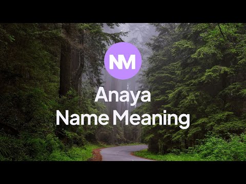 Anaya Name Meaning - Name Meaning