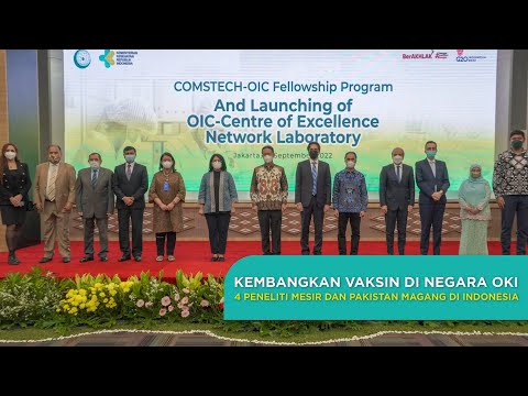 Kembangkan Vaksin di Negara OKI, 4 Peneliti Mesir dan Pakistan Magang di Indonesia