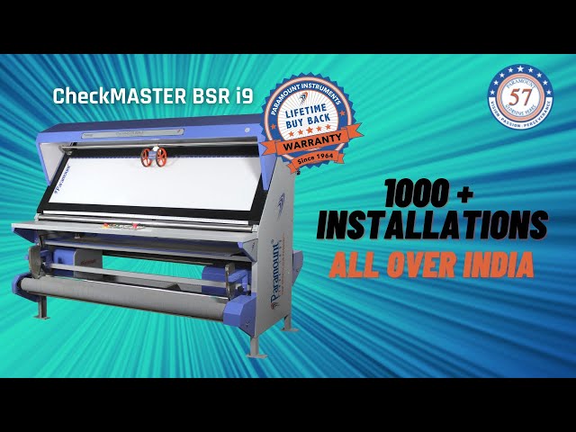 Fabric Inspection Machine - Check Master BSR Knitted I9 72" (Fabric ...