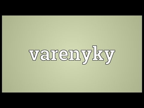 Varenyky Meaning