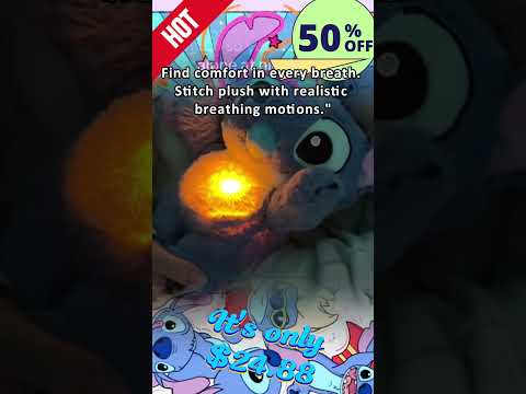 Relax with a Breathing Stitch Plush Toy for Better Sleep
