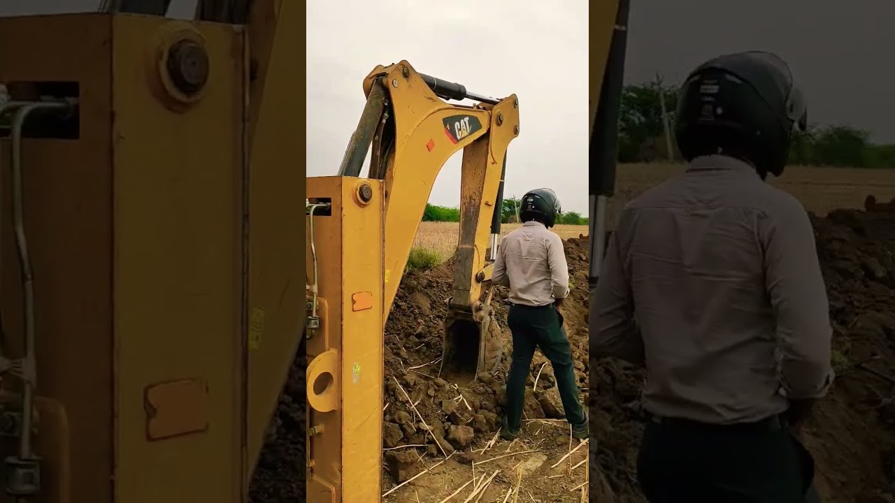 Excavation is done for laying of hdpe pipe #civilengineering #civil #trending #pipe #civilengineer