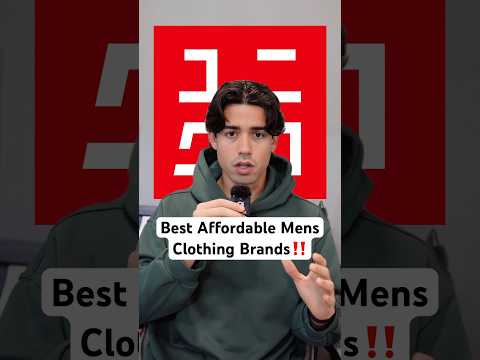 Best Affordable Mens Clothing Brands‼️