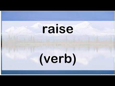 486 raise verb