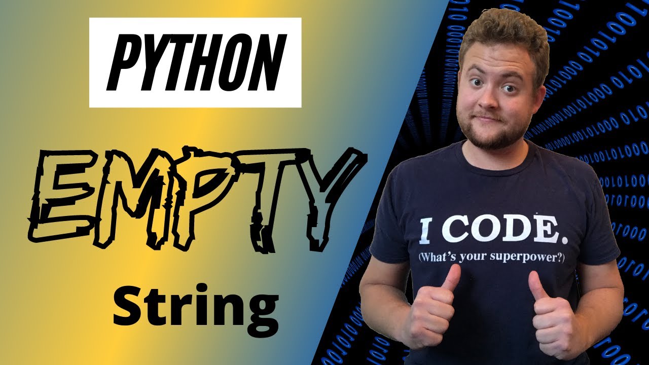 How To Declare Empty String In Python