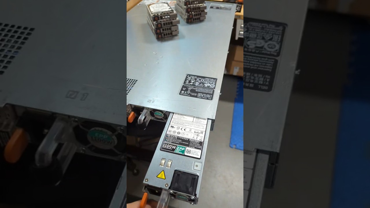 Server build #dellservers #asmr #harddrives