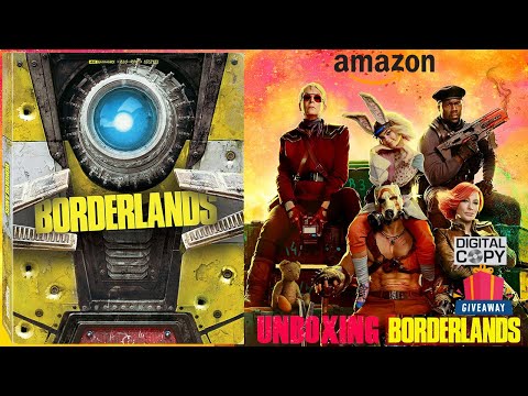 Borderlands 2024 Amazon Exclusive 4K SteelBook (Review and Unboxing) (Kevin Hart, Jamie Lee Curtis)