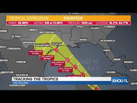 LIVE: Tracking Tropical Storm Laura and Tropical Depression 14