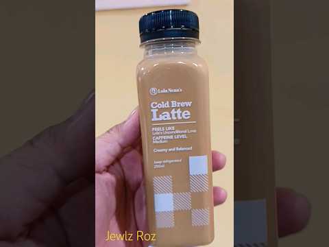 Lola Nena's Cold Brew Latte Medium Caffeine Level 250ml #icedcoffee #caffeine