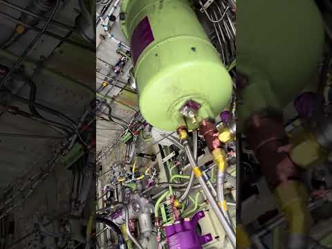 Inside The Wheel Well of a Boeing 737 MAX! #mx #aviation #boeing