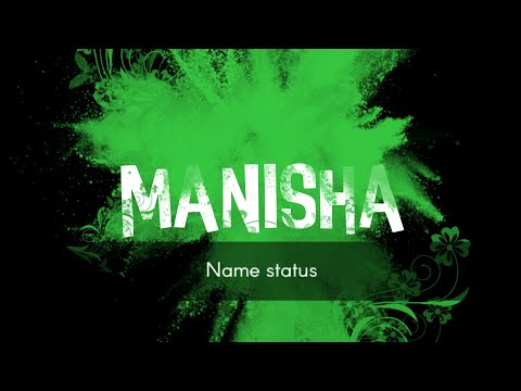 NAMELOVESTATUS : |manisha name status| _Romantic WhatsAppstatus by Name love status