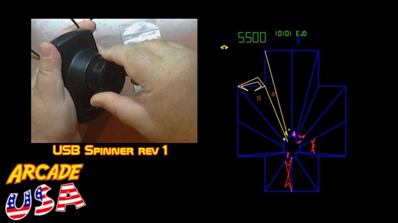 Atari 2600 Paddle USB Spinner Mod Rev 1
