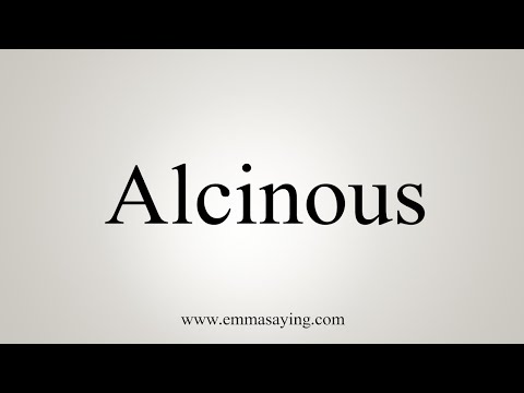 How To Say Alcinous