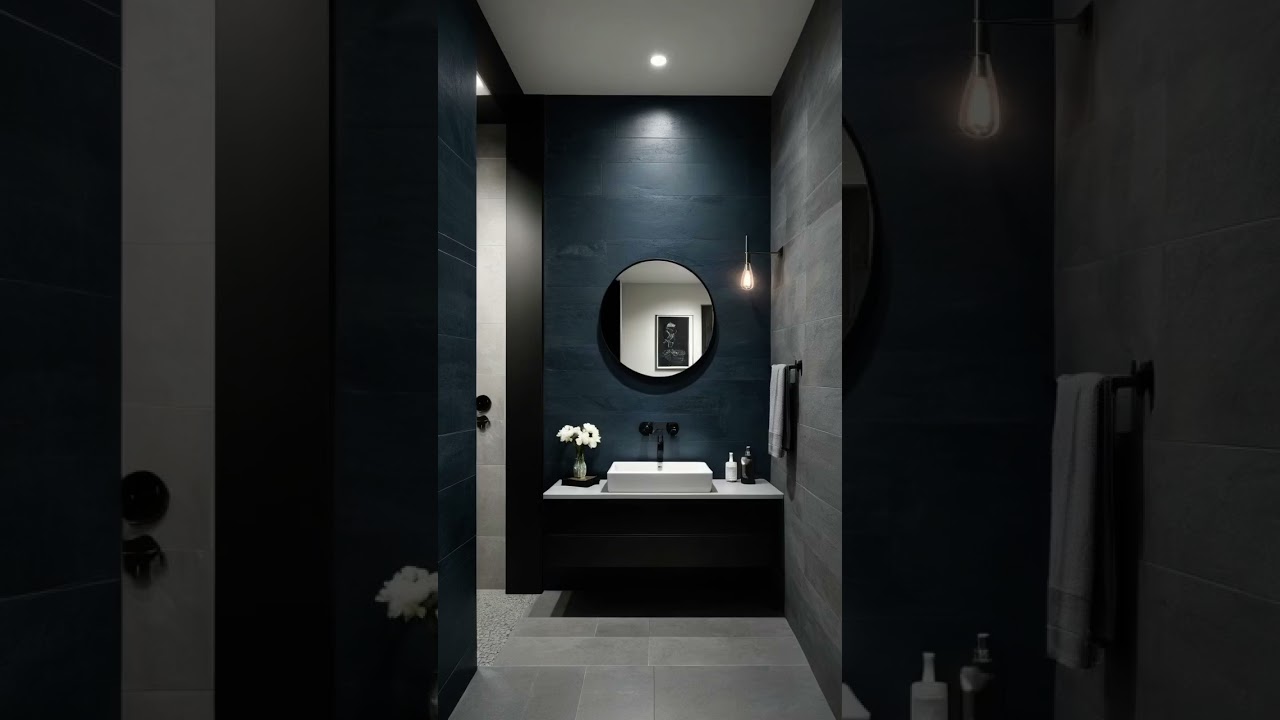 Bachelor's Color Palette Dark Blue, Gray & Black #interiordesign #home #newmodern #homedecor #house