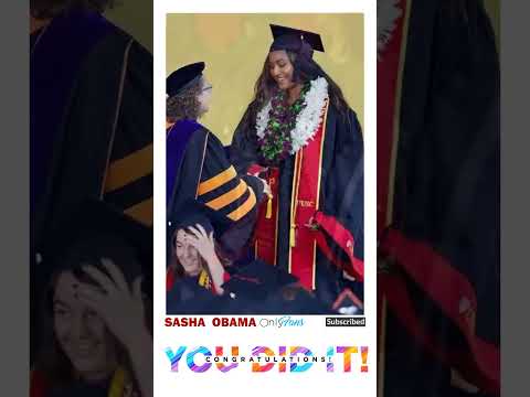 Congratulation Sasha Obama!πβ€βπ₯ #graduation #12may2023 #beats