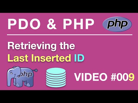 Learn PDO | PHP | MySQL | Retrieve Last InsertedID 009 | BEGINNERS Tips from the Self Taught ...