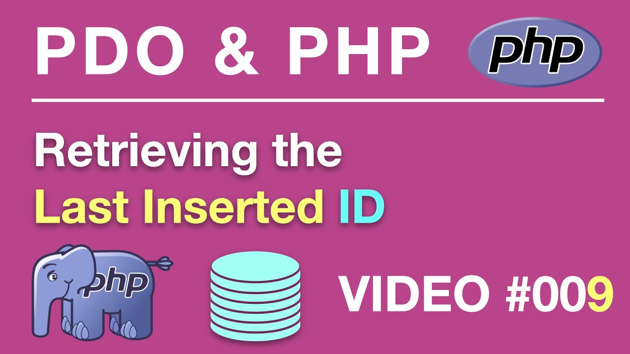 PDO | PHP | MySQL | Retrieve Last InsertedID #009 | BEGINNERS // Tips from the Self Taught Developer