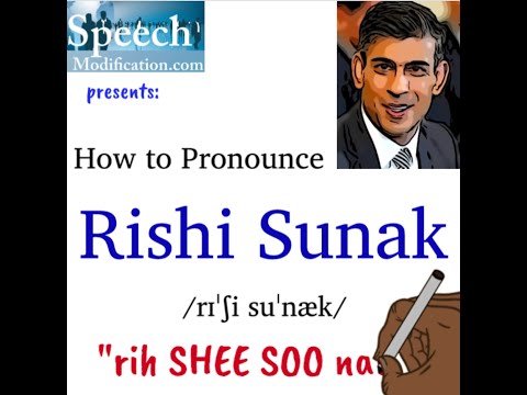 How to Pronounce Rishi Sunak