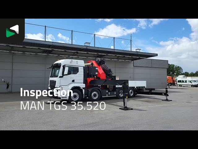 MAN TGS 35.520 8X4 Palfinger Open laadbak vrachtwagens - BAS World