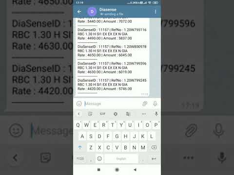 DiaSense: The Diamond Marketplace: Telegram chatbot