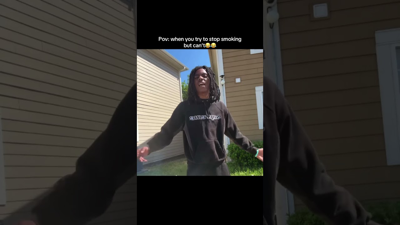 When you try to stop smoking but can’t