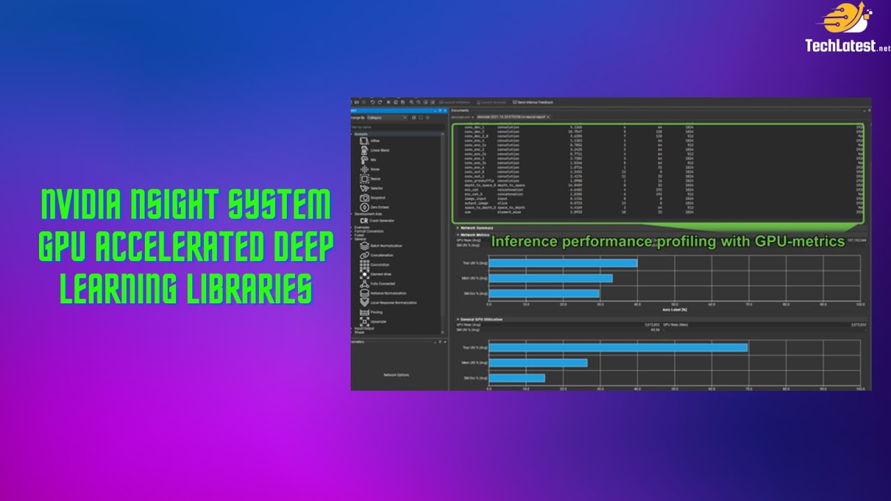 08 - NVIDIA Nsight System GPU Accelerated Deep Learning Libraries