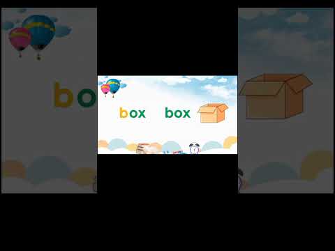 Reading -ox family #preschool #youtubeshorts #shortsvideo #kindergarten #reading