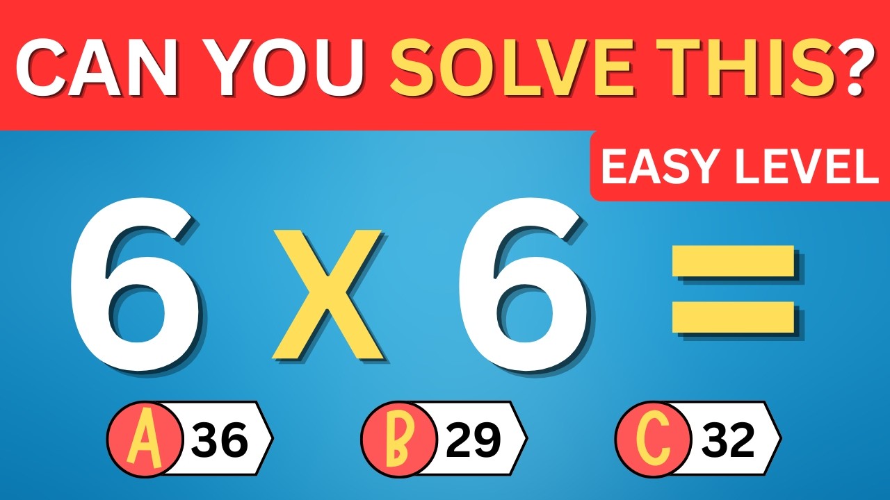 Math Quiz Challenge | Math GK Quiz | Can You PASS this Math Quiz?