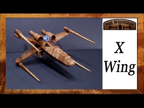How To Carve a Gorgeous Wooden X-Wing