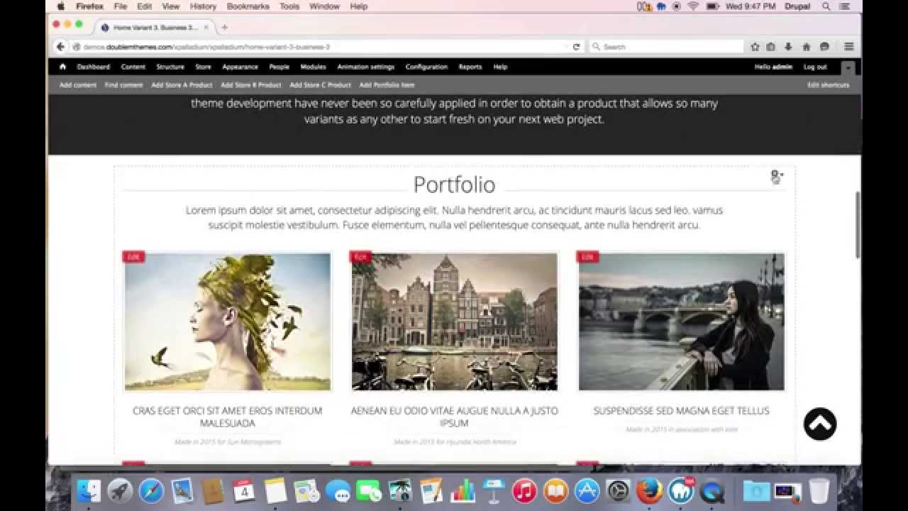 xPalladium Drupal Theme - Setting Block Animations