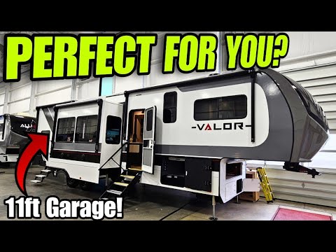 MIGHT BE THE ONE YOU LOVE! Alliance Valor 36V11 Toy Hauler RV!