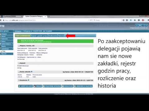 Rozliczanie delegacji krajowej w cofihr