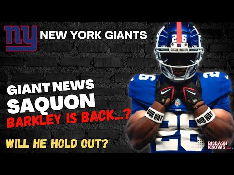 Will Saquon Barkley HOLD out? | No Extension | New York Giants News | Fan Reaction