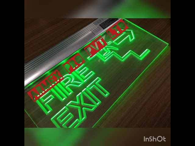 Sign Board - Fire Exit With Light Trader - Wholesaler / Distributor ...