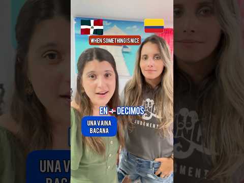 Something nice in 🇩🇴🇨🇴 #foryou #dominican #spanish #colombia #trending #learning #language